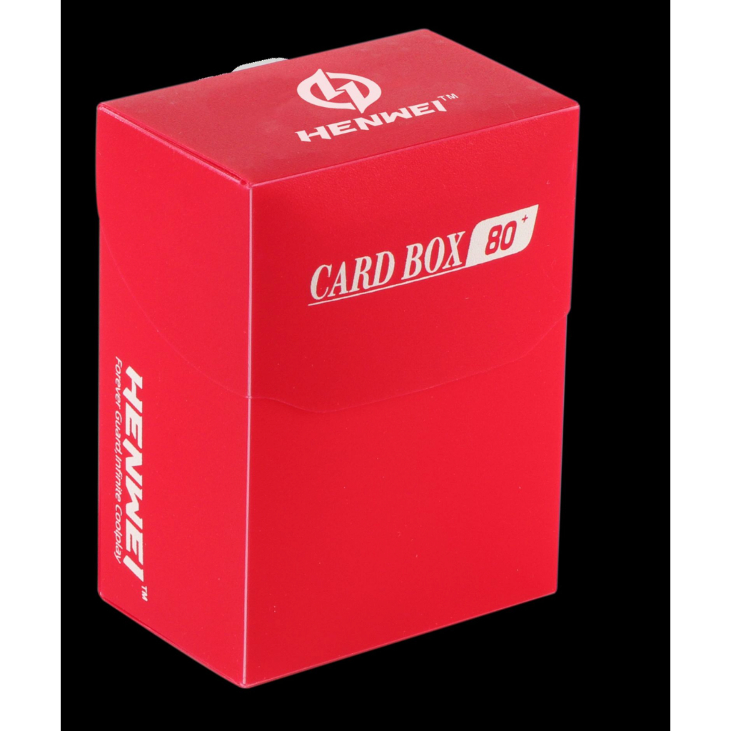 HENWEI Deck Box 80+ Card Deck Box Card Storage Box Card Kotak Simpan ...