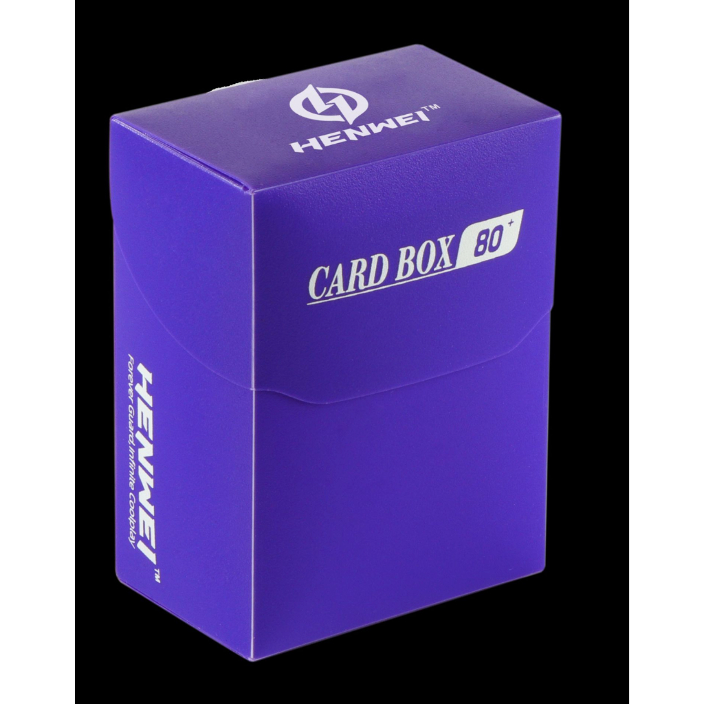HENWEI Deck Box 80+ Card Deck Box Card Storage Box Card Kotak Simpan ...
