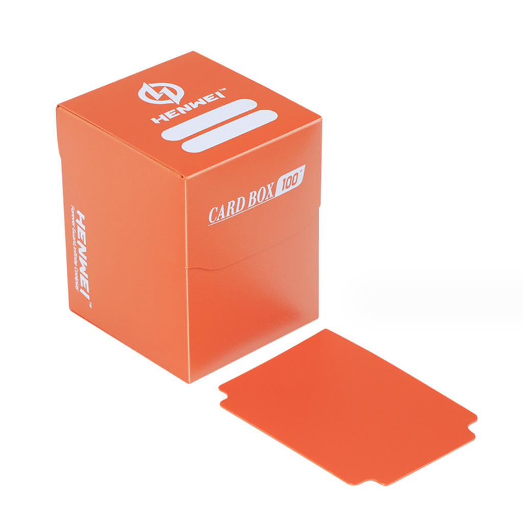 Original HENWEI Deck Box 100+ Card Deck Box Card Storage Box Card Kotak ...