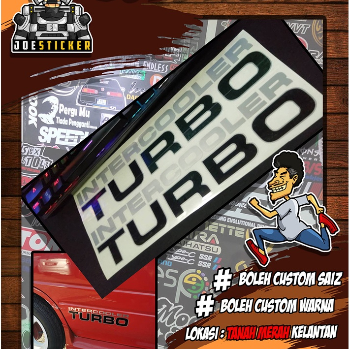STICKER INTERCOOLER TURBO | Shopee Malaysia