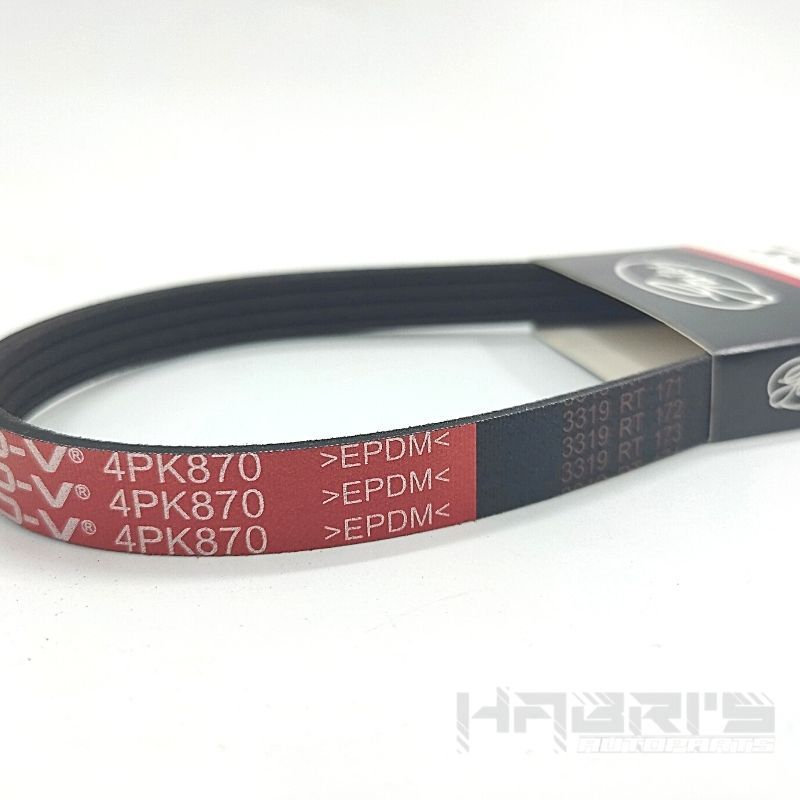 [Original GATES] Proton Saga Iswara Fan Belt 4PK870 EPDM | Shopee Malaysia