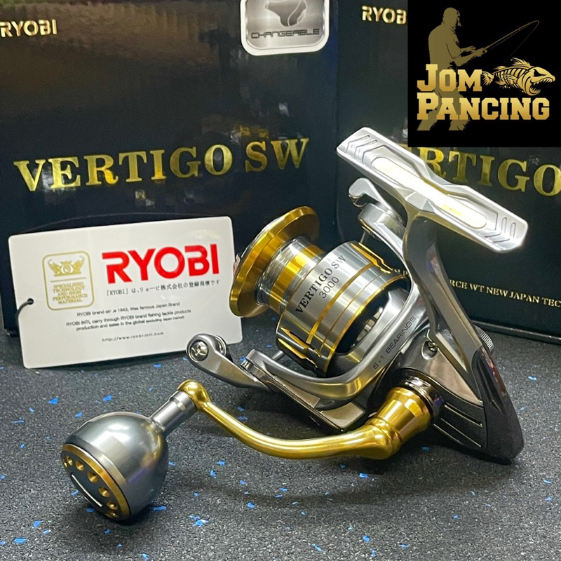 【Jom Pancing】RYOBI VERTIGO SW SPINNING FISHING REEL,Mesin Mancing ...