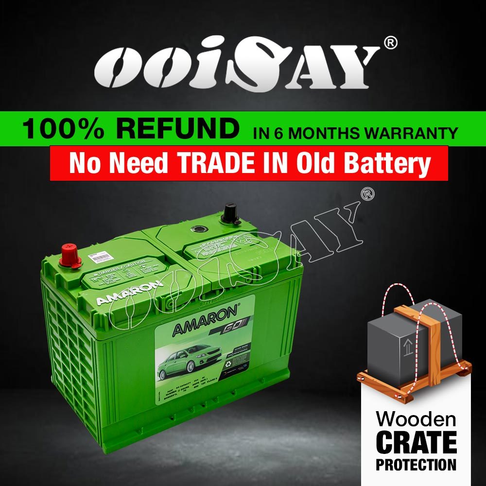 AMARON GO N70ZL | NX120-7L | 95D31L (MF) - 70AH - Car Battery - NISSAN ...