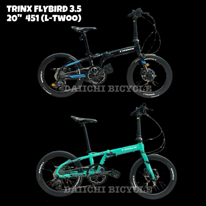 Trinx Flybird 3.5 20” (451) L-Twoo 10 Speed Hydraulic Disc Brake Alloy Folding Bike | Shopee ...