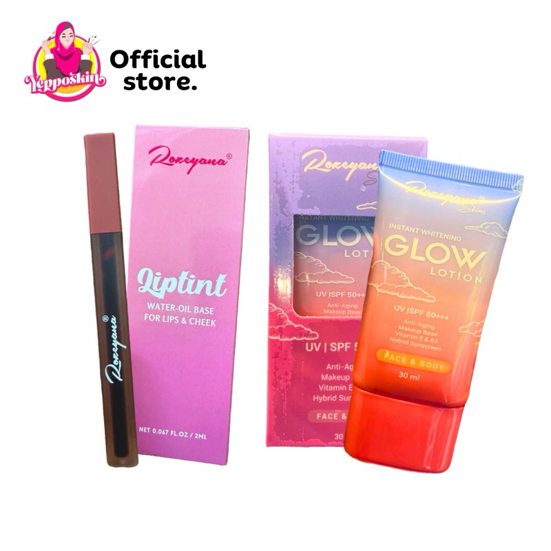 ROZYANA SKIN GLOW LOTION HYBRID SUNSCREEN LIPTINT MEGHAH MAKNGAH BY ...