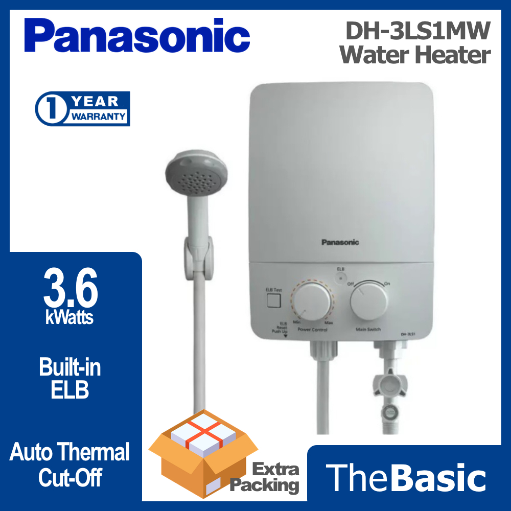 PANASONIC Water Heater Home Shower Non-Jet Pump Standard Series (DH ...