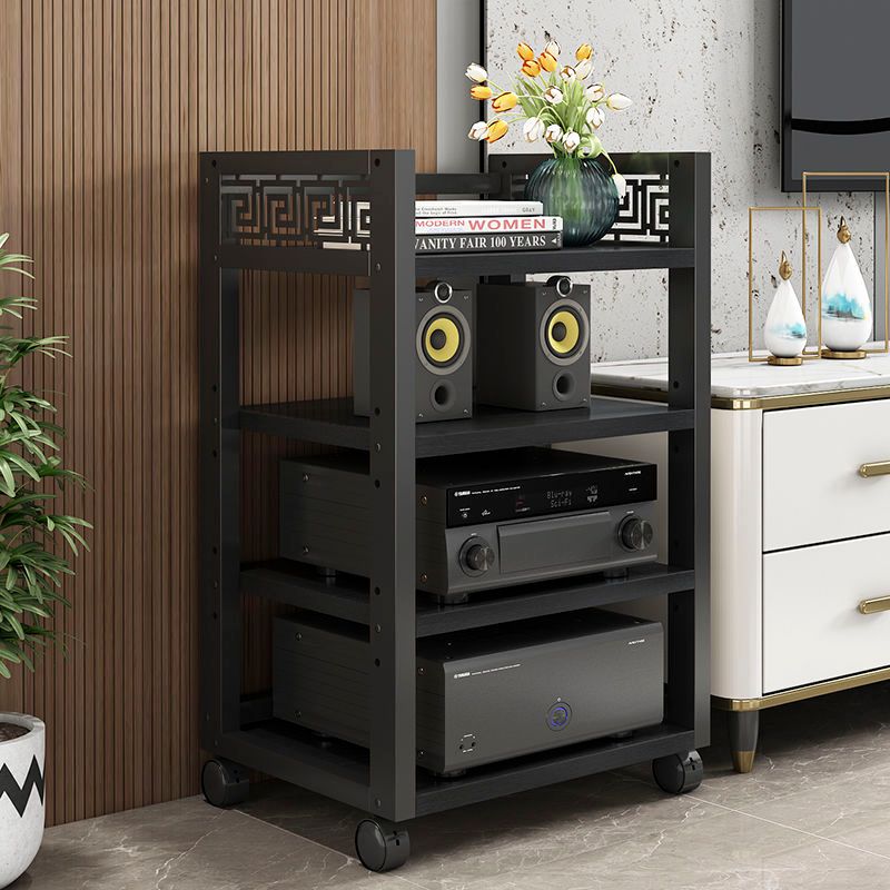 Amplifier rack multi-layer storage rack amplifier rack steel wood audio ...
