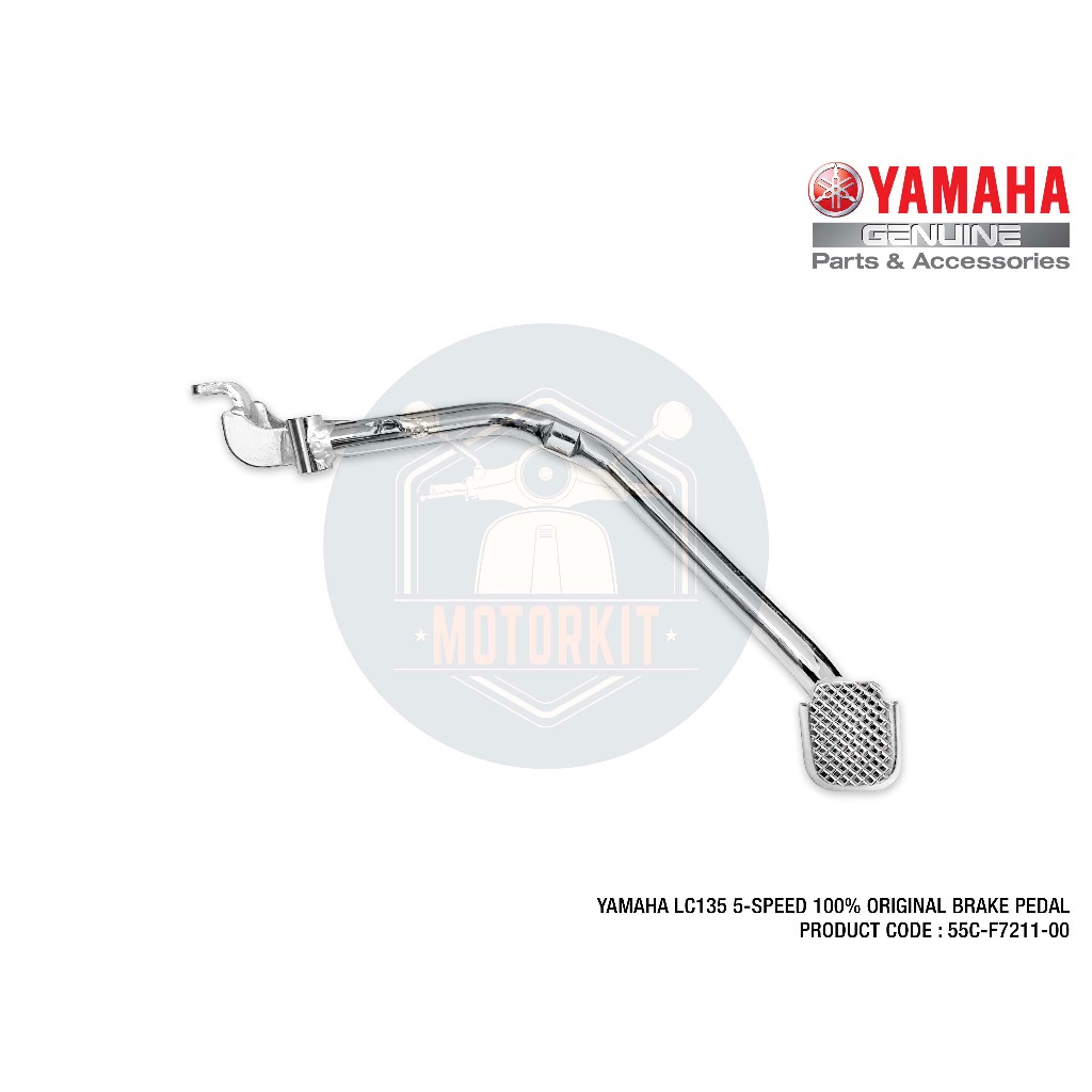 YAMAHA LC135 LC 135 135LC 135 LC 5 SPEED 5S 100% ORIGINAL BRAKE PEDAL BREK KAKI BRAK LEVER 55C ...