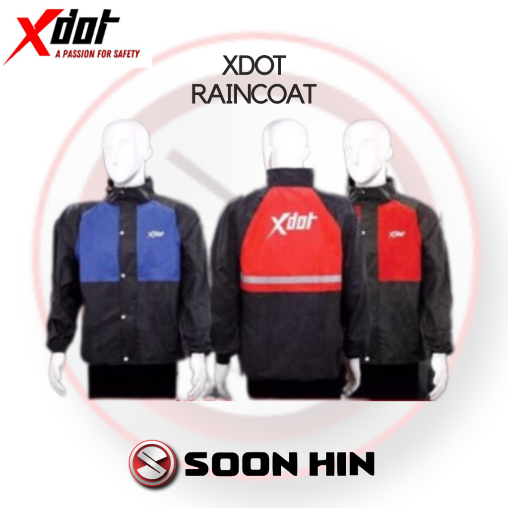 XDOT RAINCOAT (Ready Stock) Baju Hujan Xdot X-DOT Rain coat | Shopee ...
