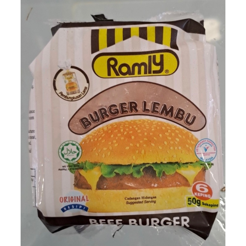 RAMLY BURGER LEMBU 50g | Shopee Malaysia