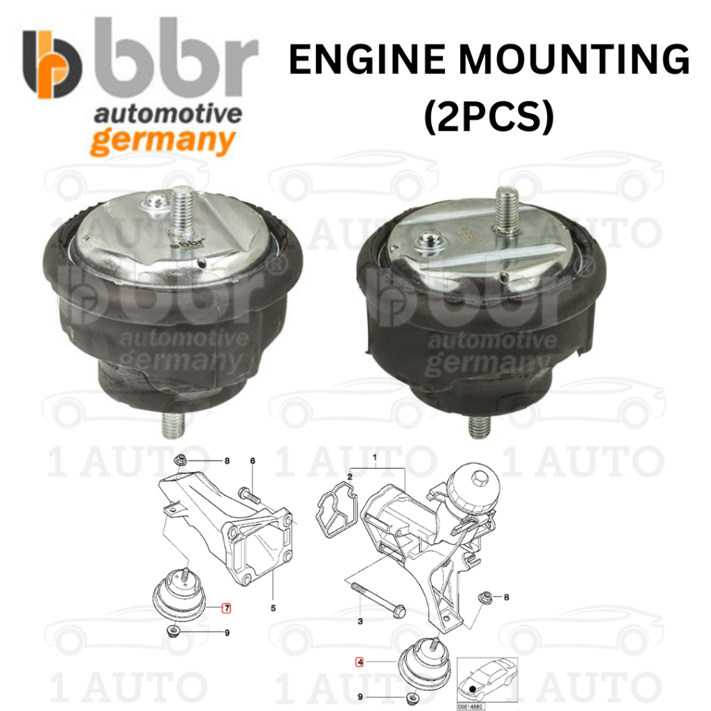 BBR GERMANY ENGINE MOUNTING BMW E46 320d M47 ENGINE | Shopee Malaysia