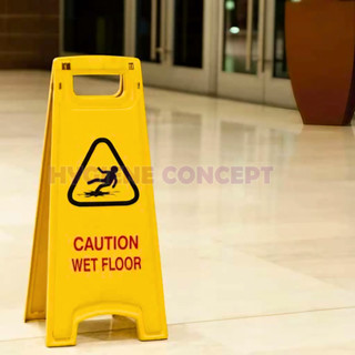 A Folding Sign / Safety Floor Signage / Yellow Foldable Floor Sign ...