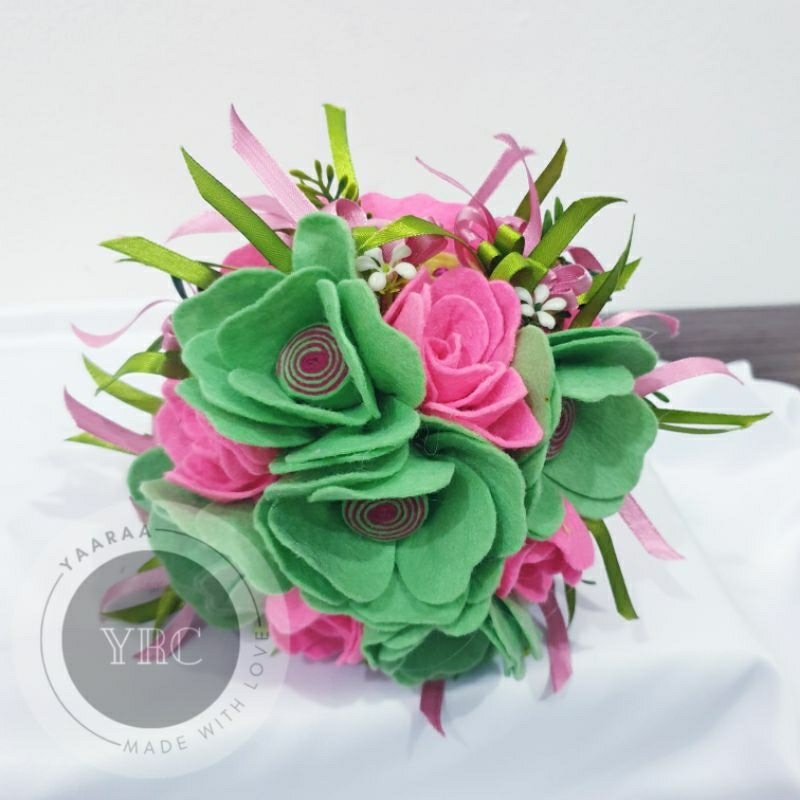Bunga Tangan Pengantin / Wedding Bridal HandBouquet / CUSTOMADE / Nikah ...