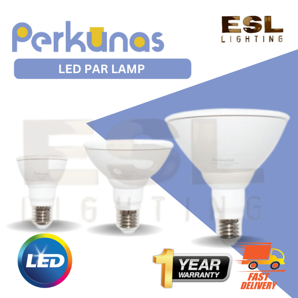 ESL LIGHTING PERKUNAS LED PAR LAMP PAR20 8W /PAR30 13W /PAR38 18W LED ...
