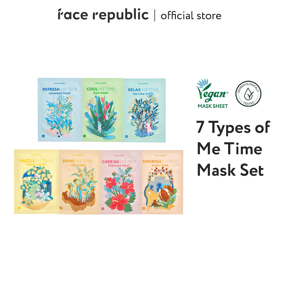 Face Republic Me Time Mask (7 Types) | Shopee Malaysia
