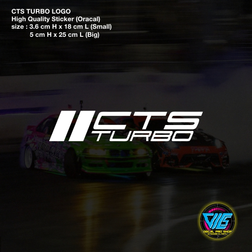 CTS TURBO LOGO Sticker / Decal (High Quality Sticker) | Shopee Malaysia