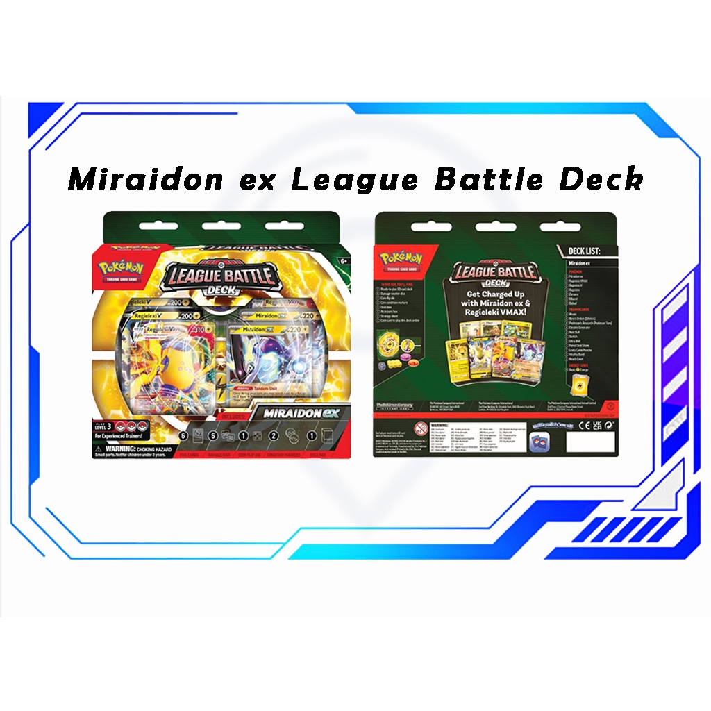 [LF] Miraidon ex League Battle Deck | Shopee Malaysia