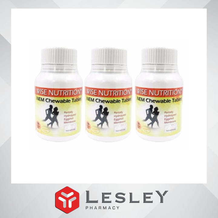 Wise Nutrition NEM (Natural Eggshell Membrane) 60s x 3 (Triple pack ...