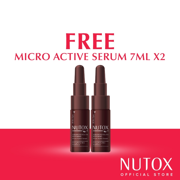 (GWP - Not For Sale) Nutox Advanced Youth Restoring Micro Active Serum 7ml x2 | Shopee Malaysia