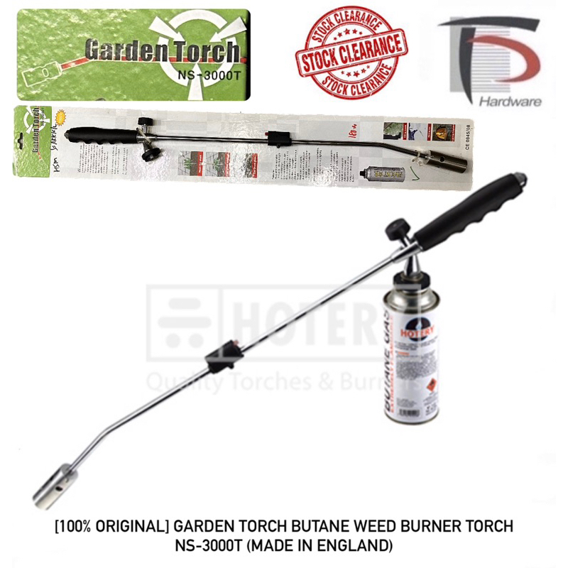 [100% ORIGINAL] GARDEN TORCH ROOT FIRE BUTANE GAS WEED BURNER TORCH NS ...