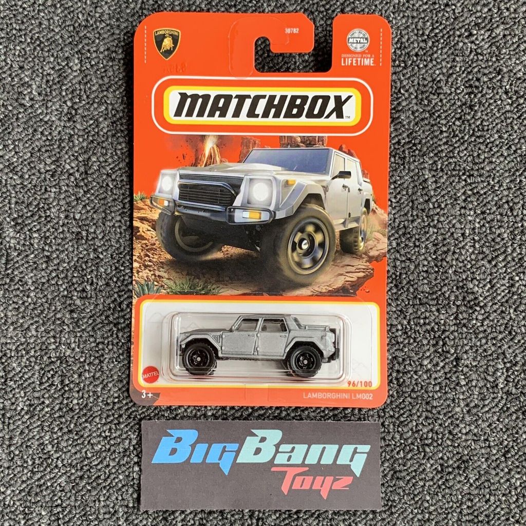 Matchbox Lamborghini LM002 Silver #96 Basic Mainline 2024 Case A/B (In ...