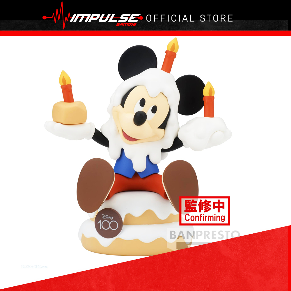 Banpresto Disney Characters Sofubi Figure - Mickey Mouse - Disney 100th Anniversary Ver ...