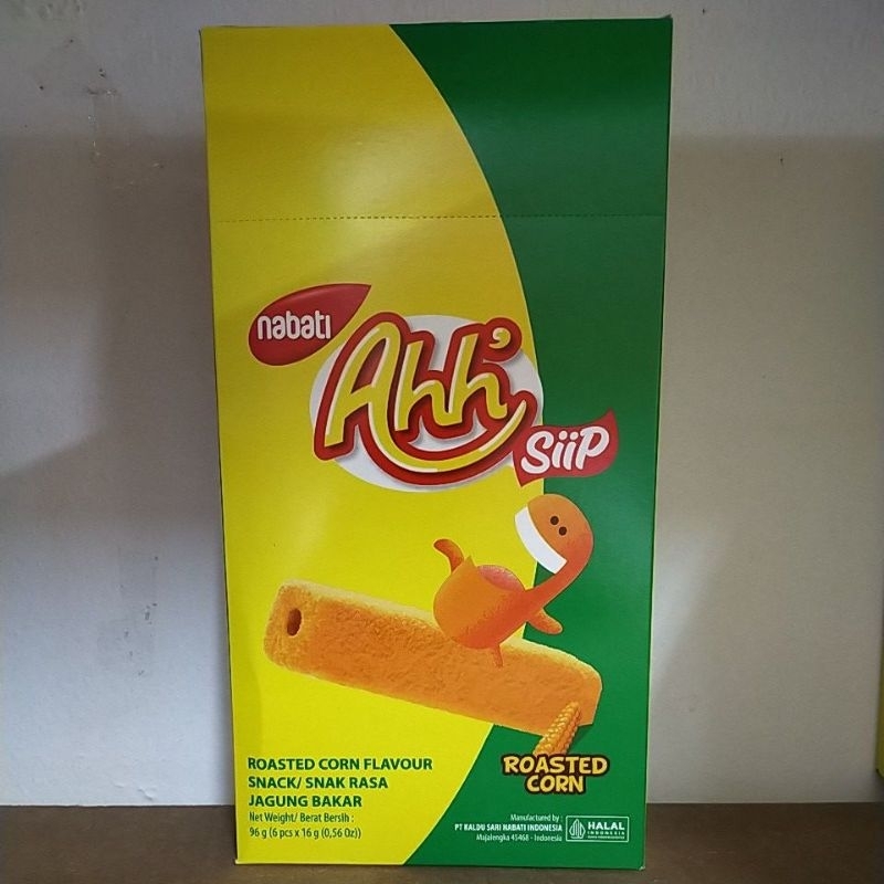 Nabati Ahh Siip Roasted Corn Snack -96g(6pcs x16g) | Shopee Malaysia