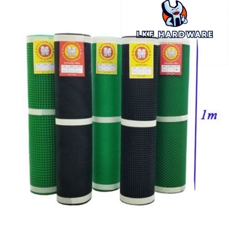 PVC Plastic Gate Guard PVC Jaring Garden Mesh Halang Kucing Masuk ...