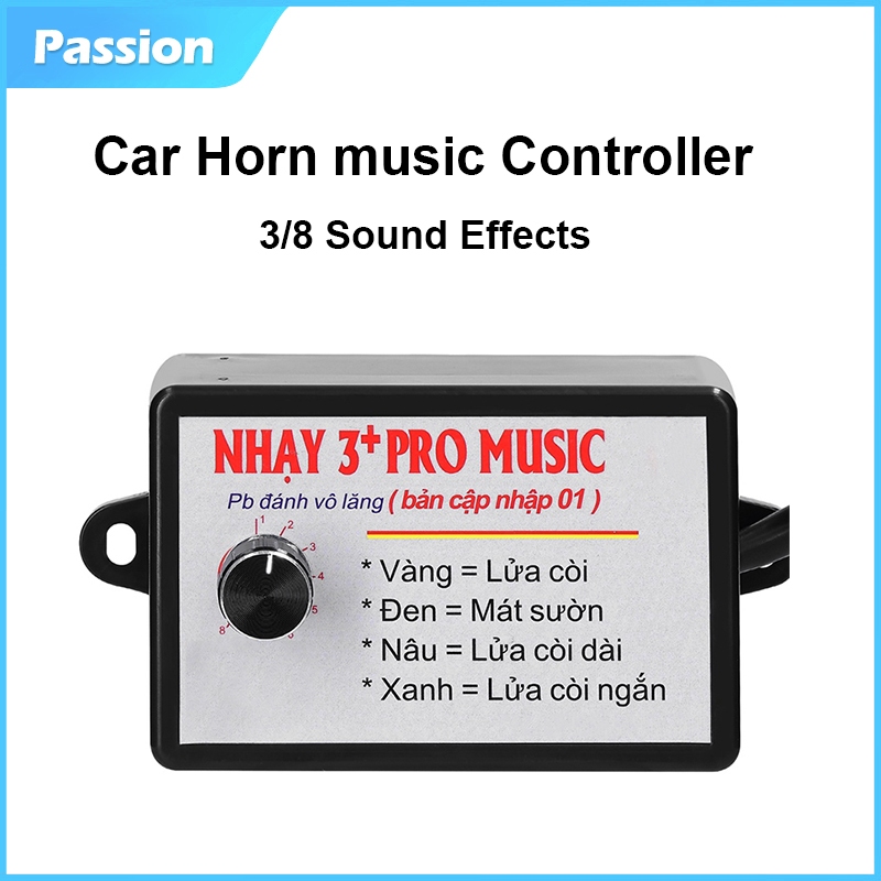 Car Horn 3+ pro music Controller Electric Horn Speaker Sound Control ...