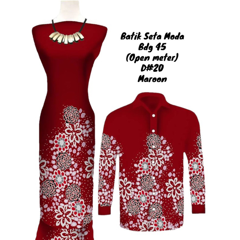 KAIN PASANG BATIK MALAYSIA SERAGAM SATIN VALENTINO ROYAL SILK SETAMODA ...