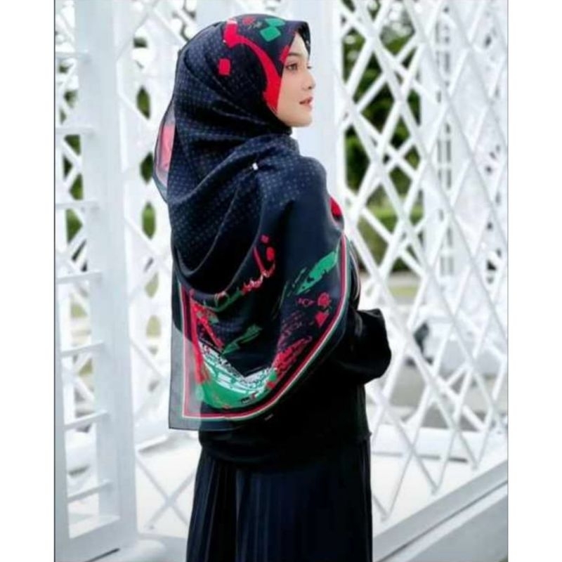 New design bawal Palestine premium cotton bidang 45" ready stock fast ...