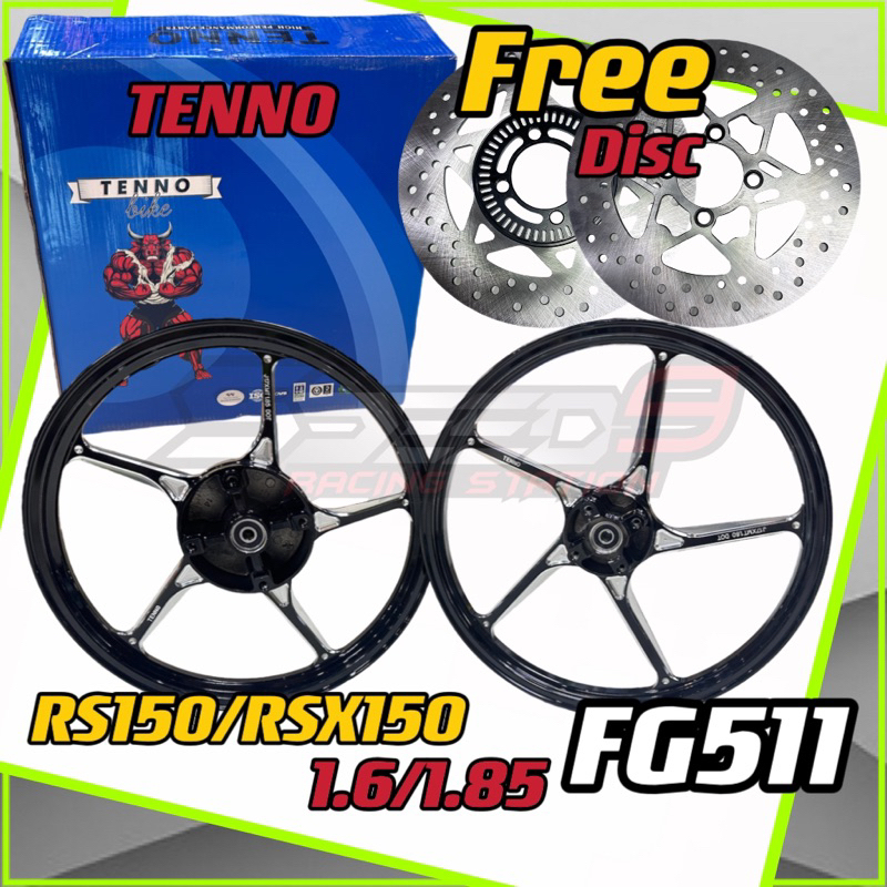 (Free disc) Tenno sport rim fg 511 Rs150 RSX150 fg511 1.6/1.85 | Shopee Malaysia
