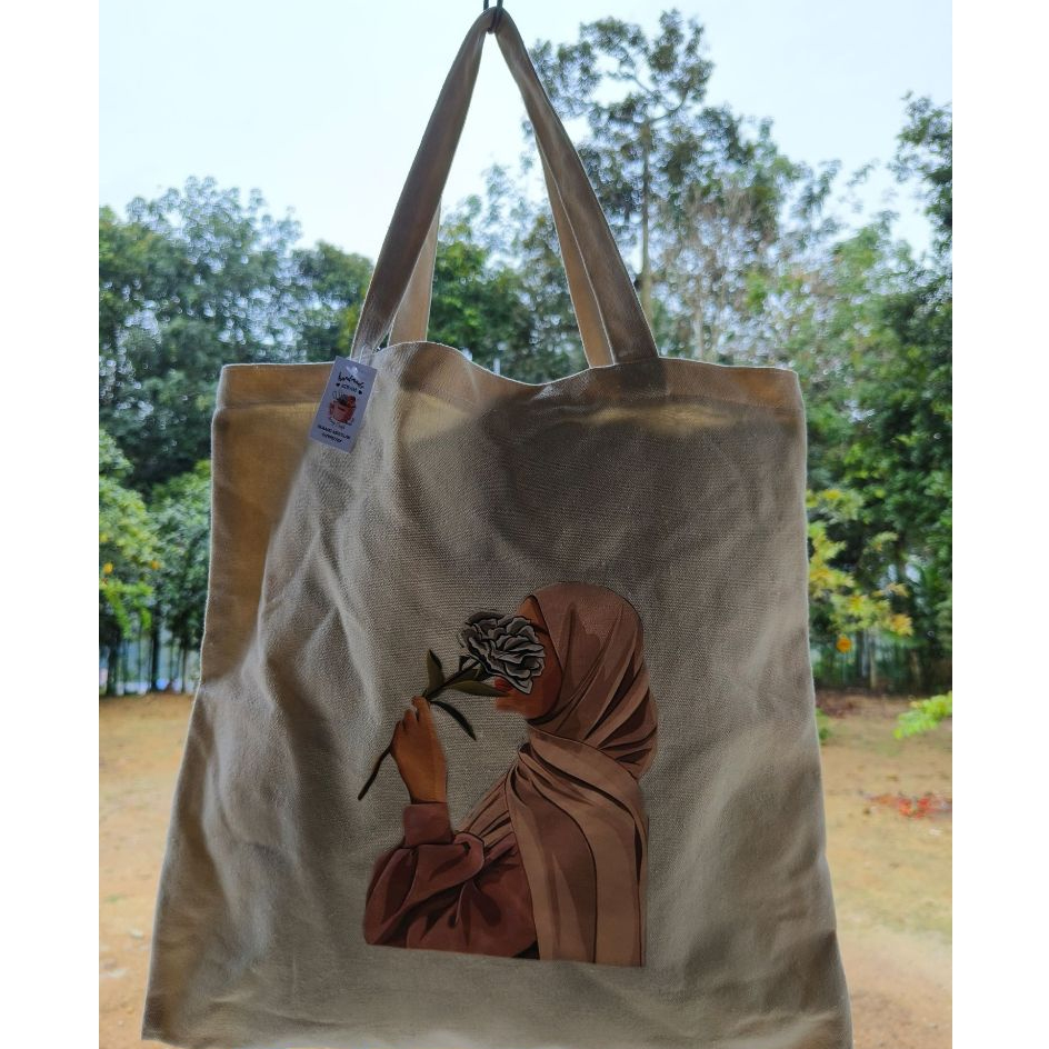 Student Tuition Bag Tote Bag Canvas Beg Tuisyen Galas Tepi Sekolah Cute ...