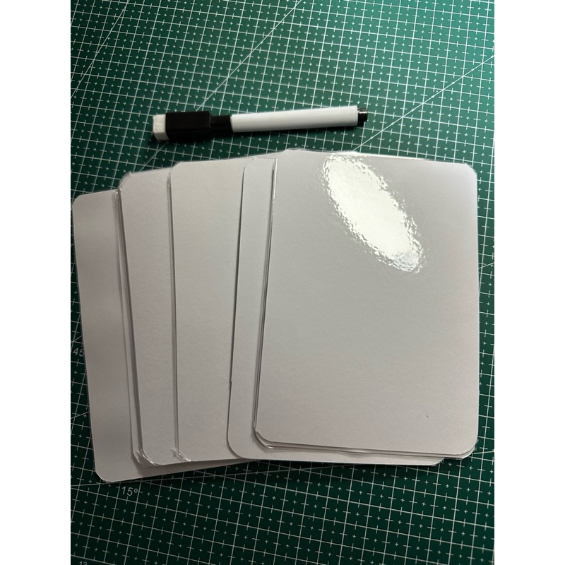 [Flashcard putih] 80pcs Rewritable Flashcards kosong | FlashCards Blank ...