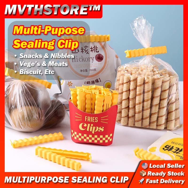 Magnetic Sealing Clip French Fries Food Sealing Clips for Fridge ...