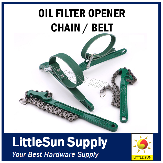 OIL FILTER OPENER WRENCH - BELT TYPE AND CHAIN TYPE 8INCH / 12INCH ...