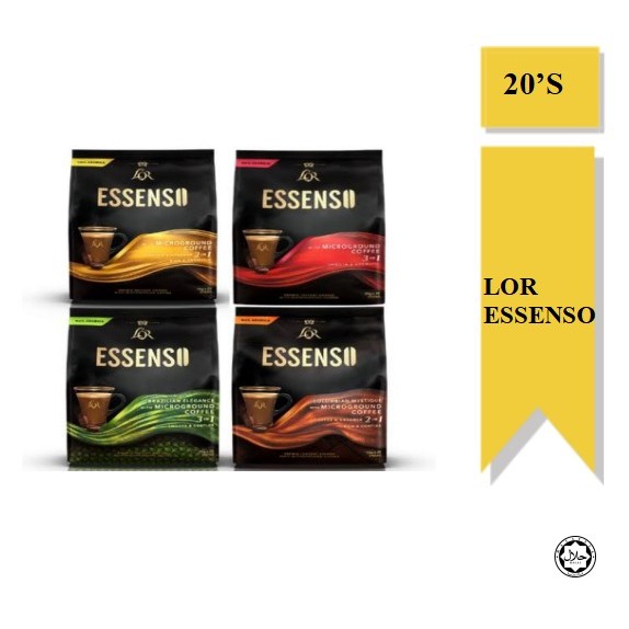LOR ESSENSO MICROGROUND INSTANT COFFEE 20'S | Shopee Malaysia