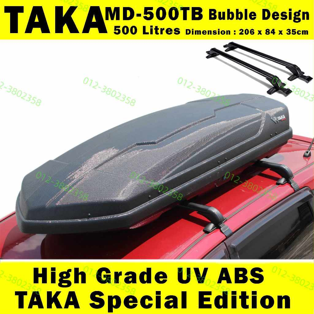 TAKA MD-500TB Bubble Design Car Roof Box [Special Edition] [XL Size ...