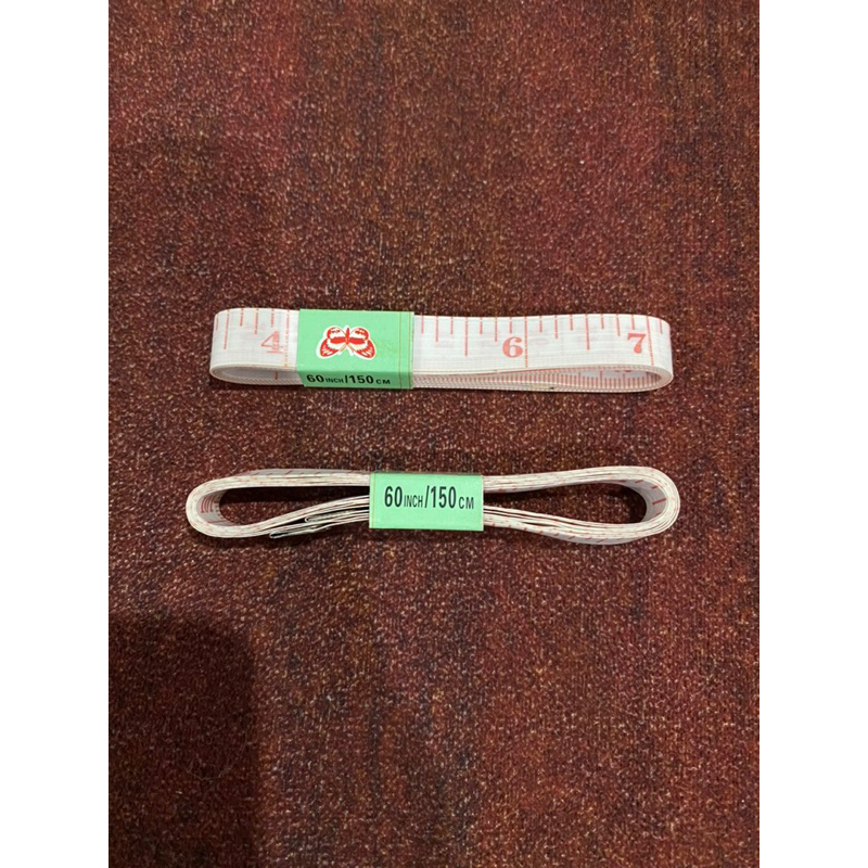 Pita tali ukur cm dan inci (saiz 60 inci 150cm) untuk baju measurement ...