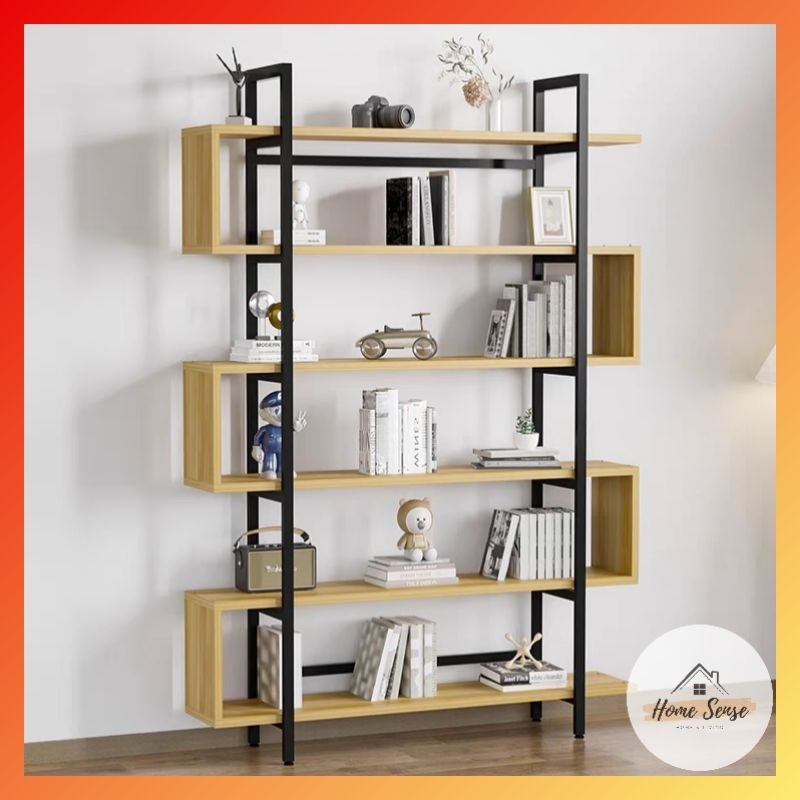 Modern Display Rack Partition Cabinet Divider Wall Bookshelf Board Rak ...