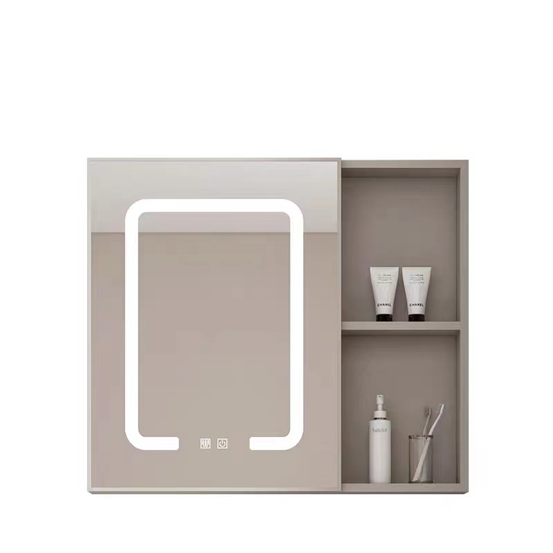 🚚Aluminium Bathroom Cabinet with Mirror Large Storage Mirror Cabinet ...