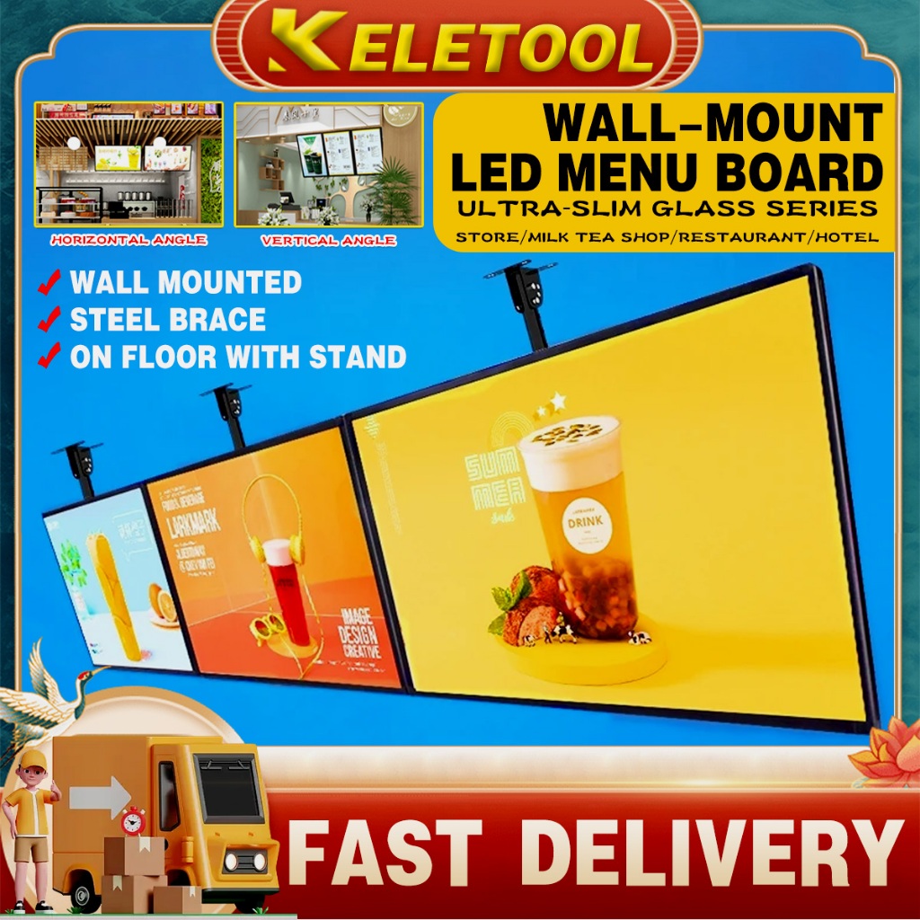 LED Cafe Menu Board LED Signboard Light Board LED Light Box LED Display ...