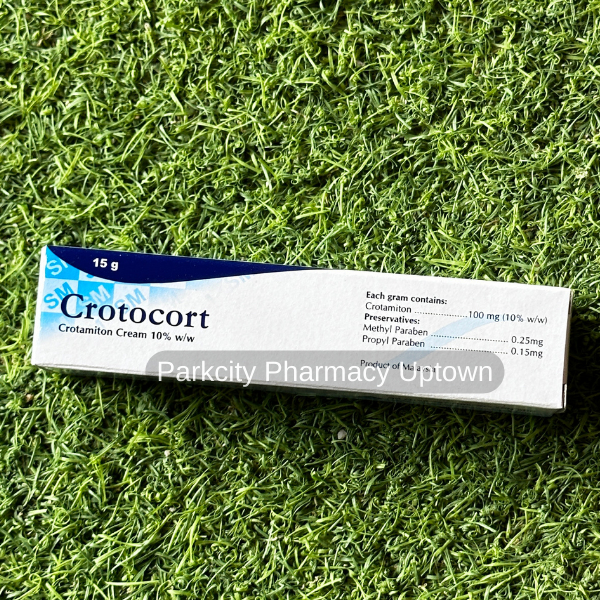 Crotocort Cream Crotamiton Cream 10% 15g | Shopee Malaysia