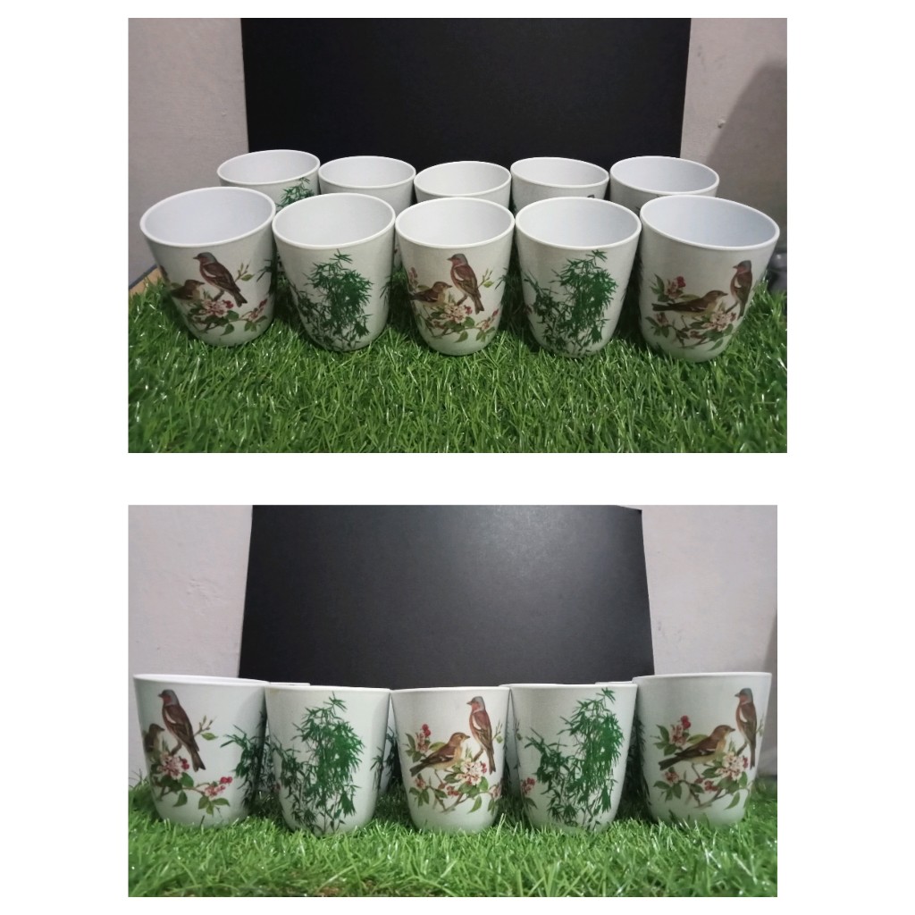 Hanamay Melamine Cup of 10pcs | Shopee Malaysia