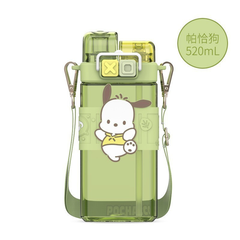 Sanrio 520ML Tritan Hello kitty Kuromi Melody Buzz Lightyear Lotso 3Eyes Alien Cinnamoroll ...