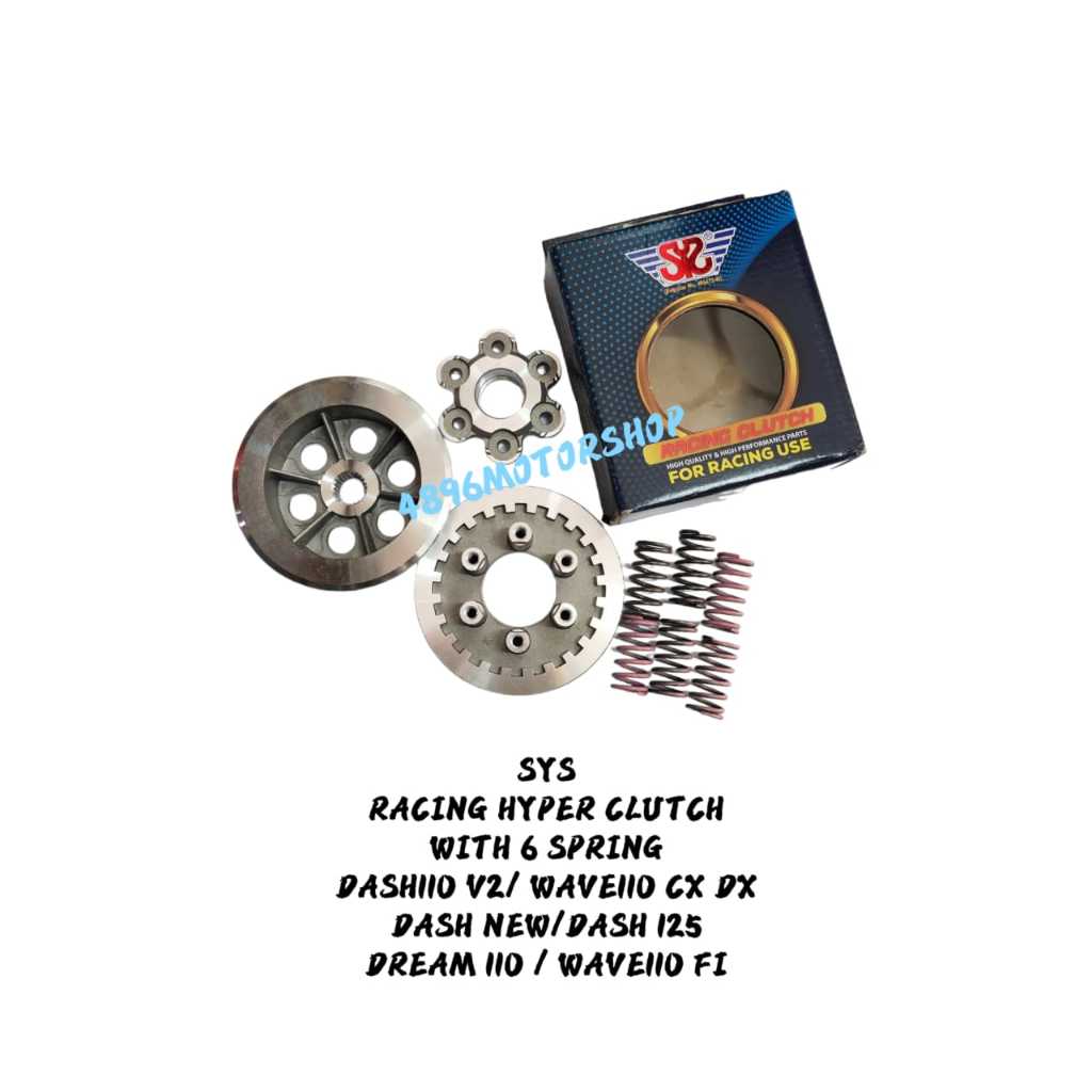 SYS RACING HYPER CLUTCH WAVE110 CX DX DASH110 V2 NEW DASH125 EX5 ...