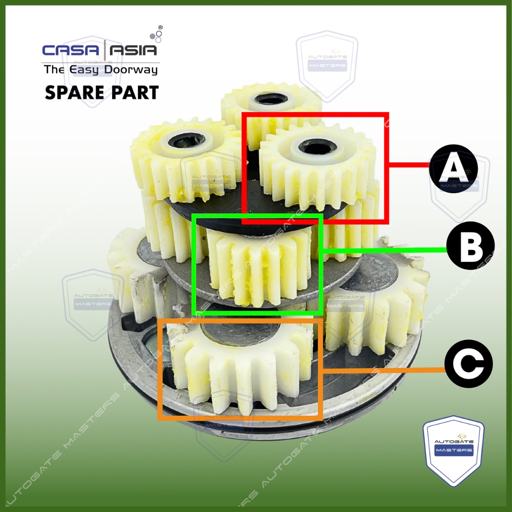 Spare Part CASA ASIA S-320 H Gearbox Gear 21T 16T S320 H | Shopee Malaysia
