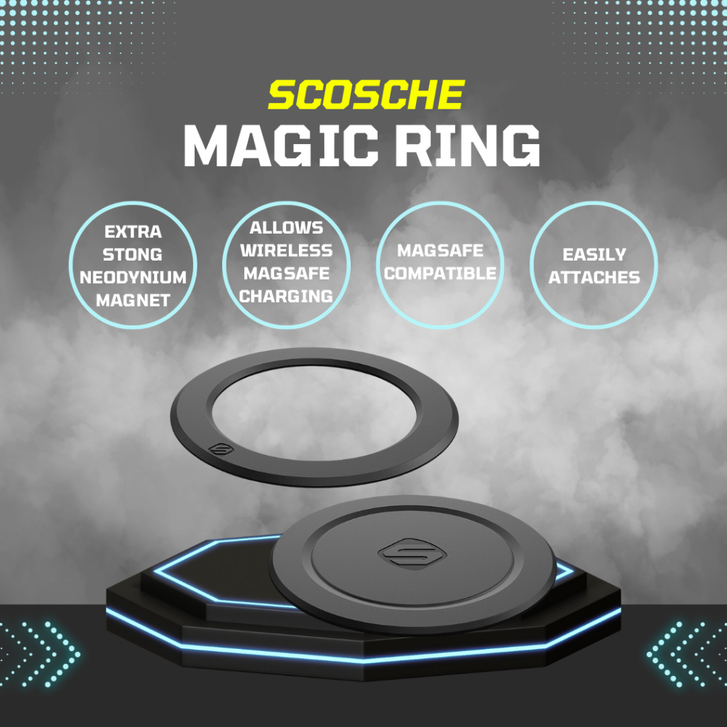 Scosche MagicRing Kit Car Phone Holder Magnet Ring | Shopee Malaysia