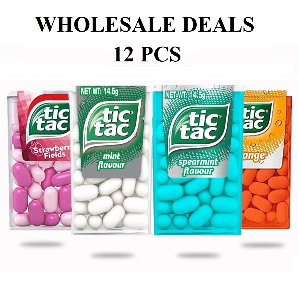 [WHOLESALE] TIC TAC REFRESH BREATH MINT CANDY (ORANGE / STRAWBERRY ...