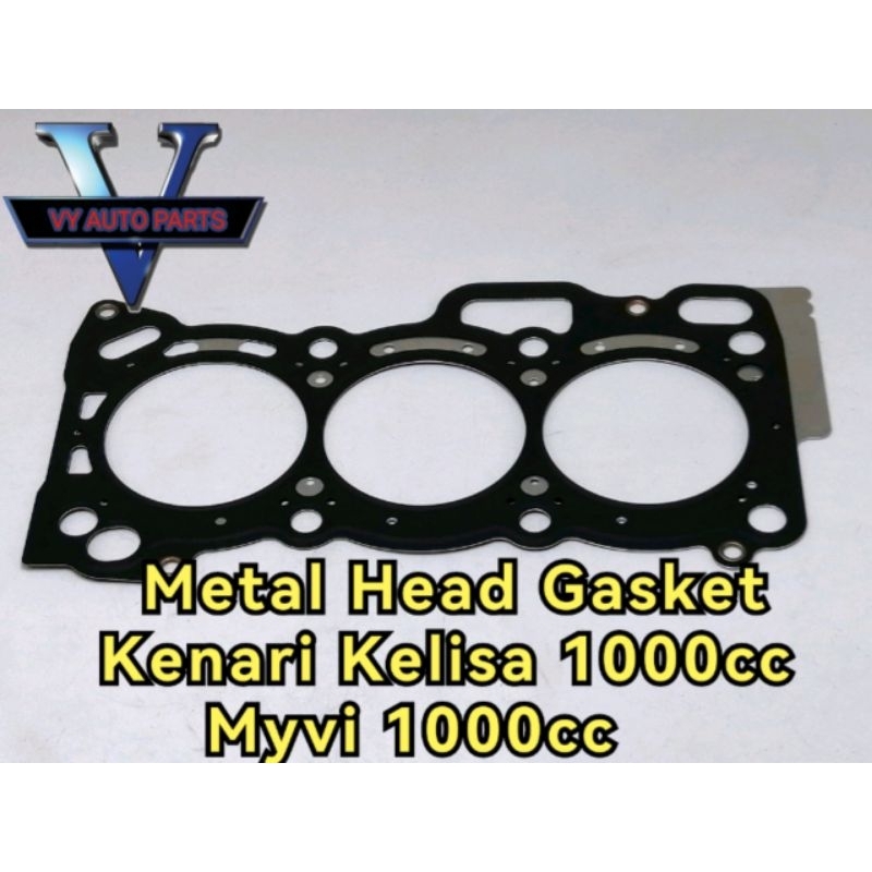 Metal Head Gasket Kenari Kelisa 1000 Myvi 1000 Viva 1000 | Shopee Malaysia